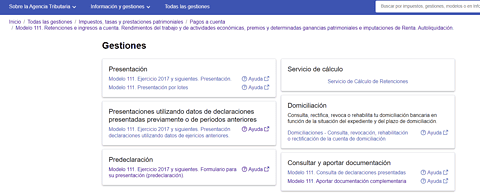 Quien y cómo rellenar y presentar el modelo 111